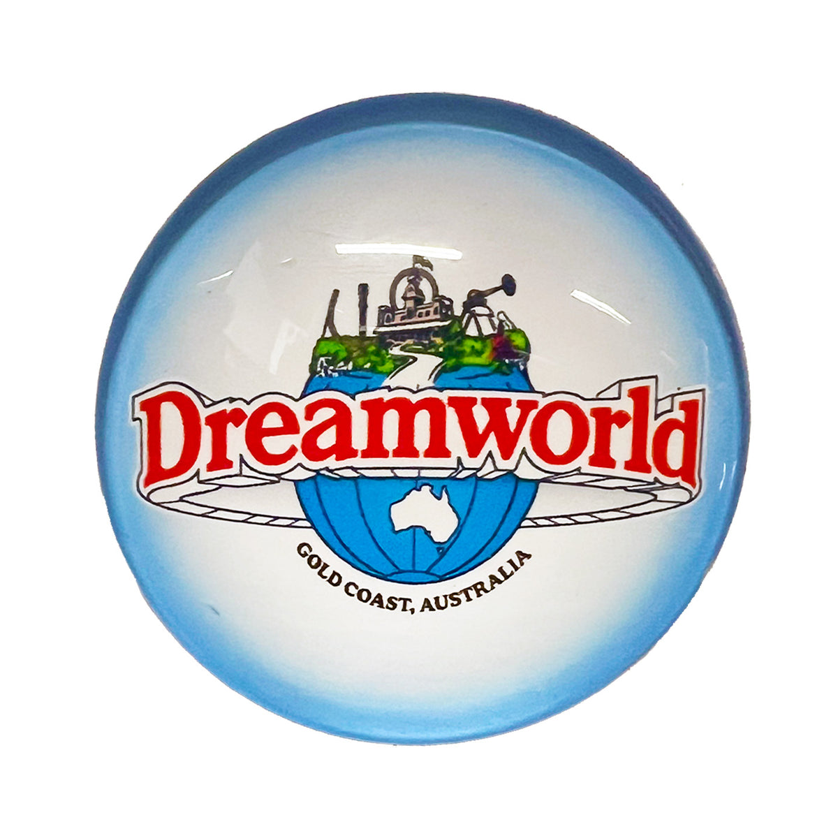 Dreamworld Round Dome Glass Magnet – Dreamworld Online Store