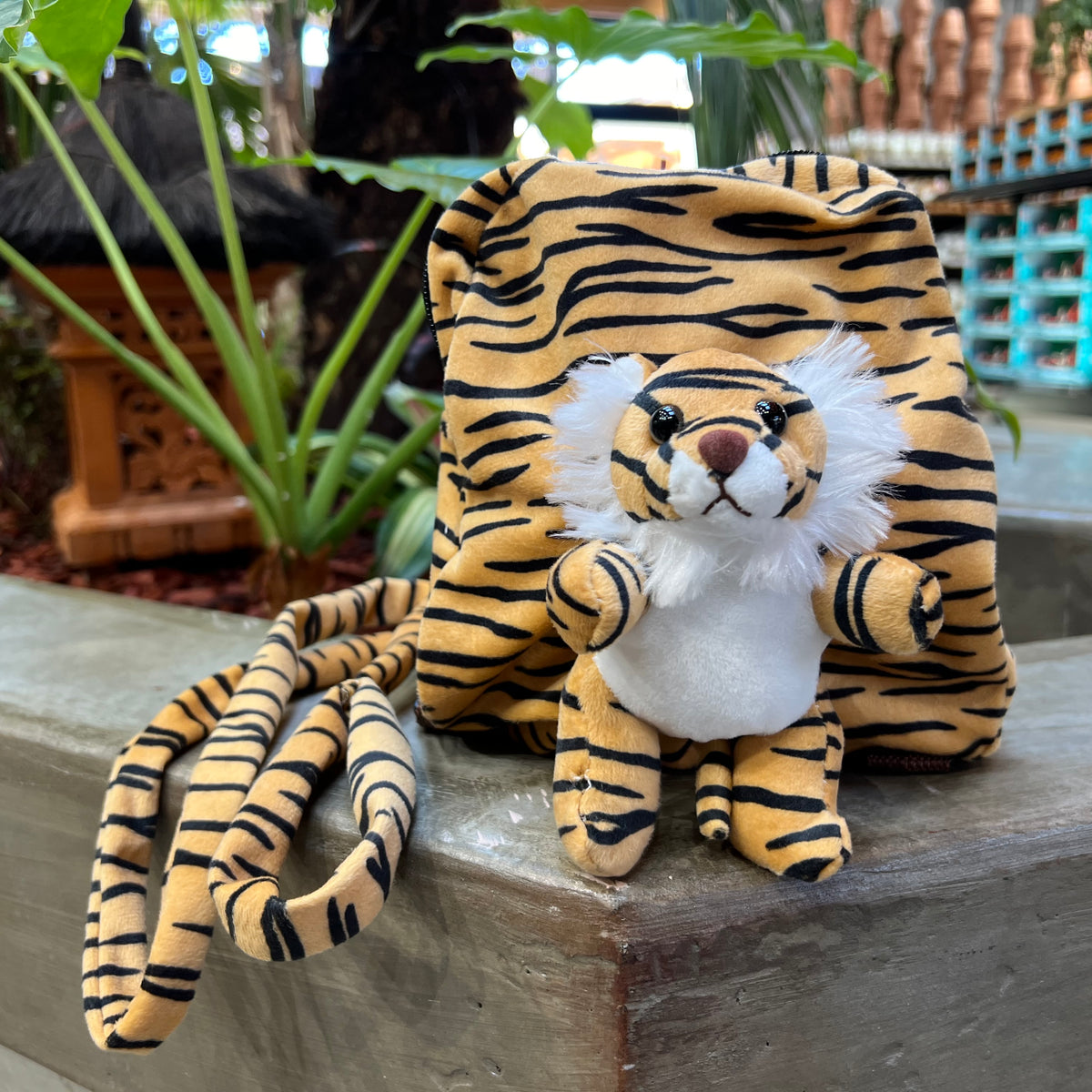 Tiger Plush Backpack – Dreamworld Online Store